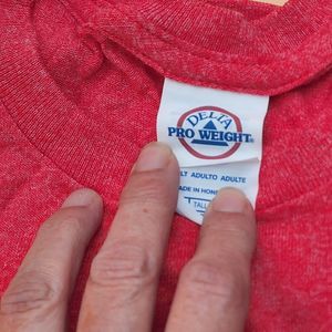 Delta | Shirts | Unisex Adults Delta Pro Weight Large Tshirt Red Grand ...